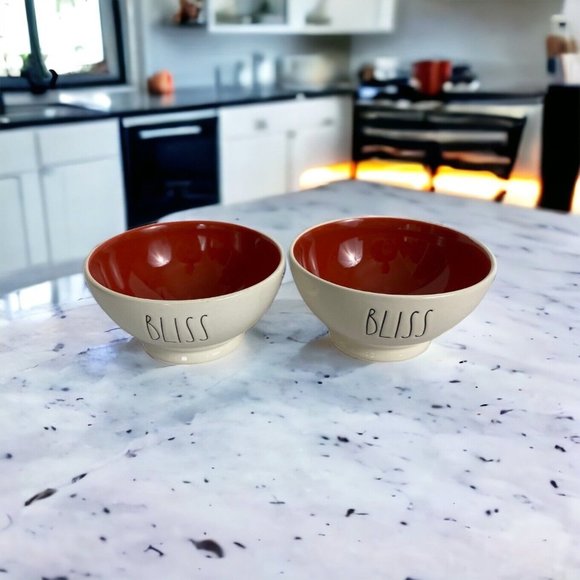 Rae Dunn | Other | Ray Dunn Artesian Footed Bowl Bliss Rust Orange ...